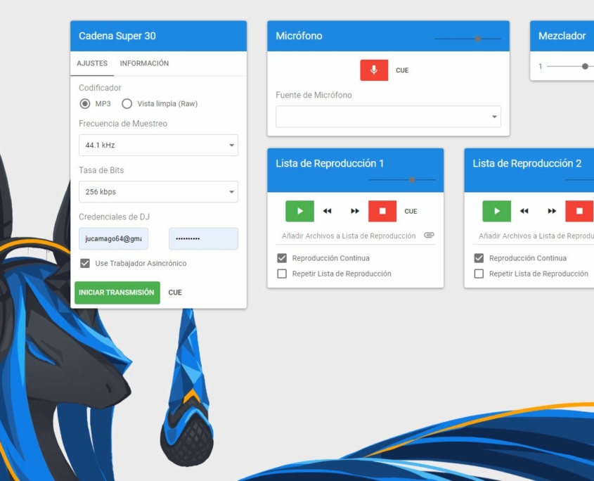 I Love Azur-Cast – El mejor panel para la creación de emisoras OnLine